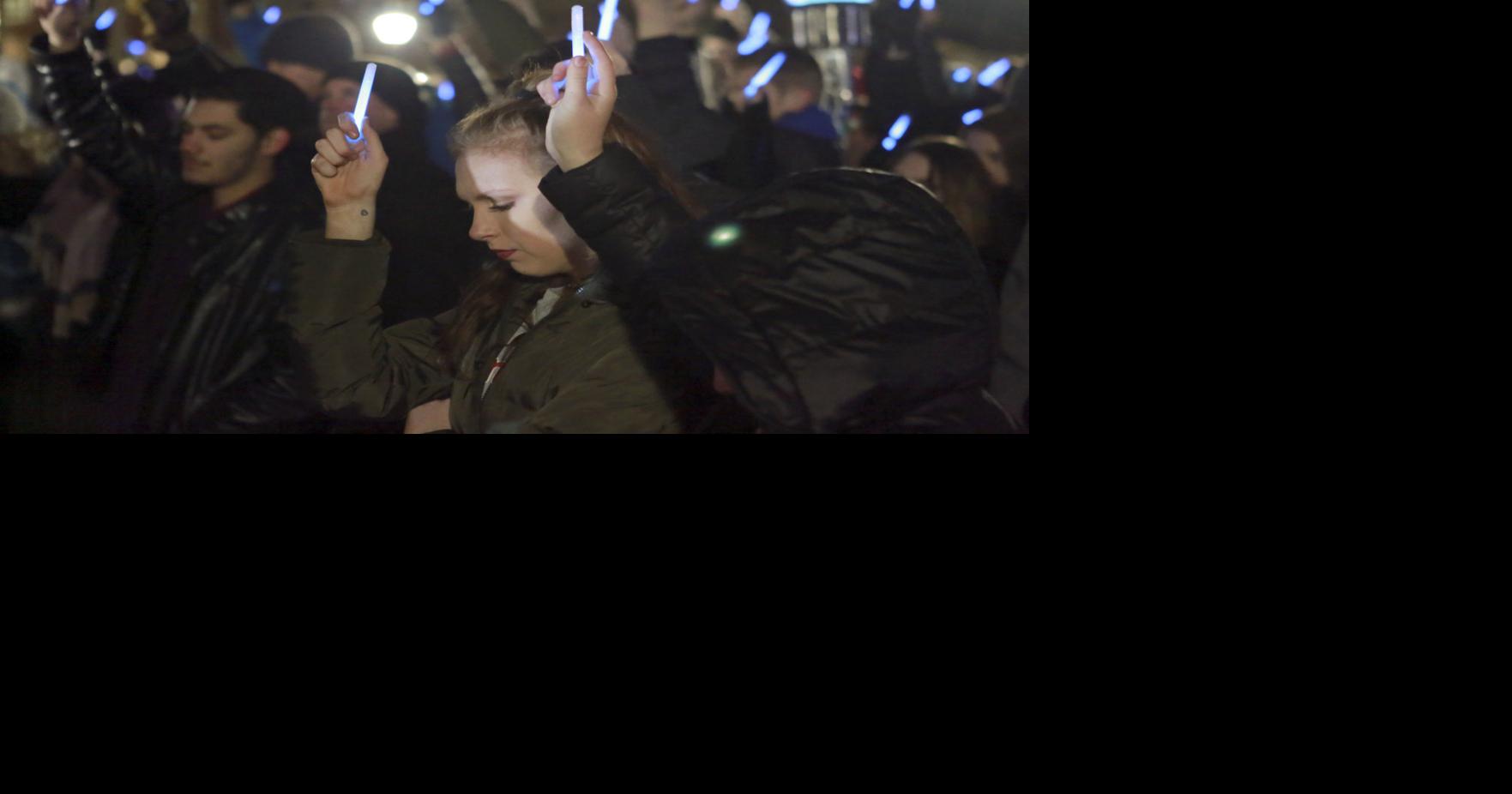 More photos from Radford's vigil for Alexa Cannon