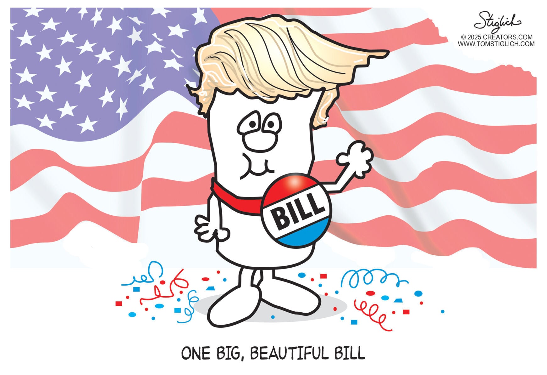 21 big, beautiful cartoons about Trump's bill