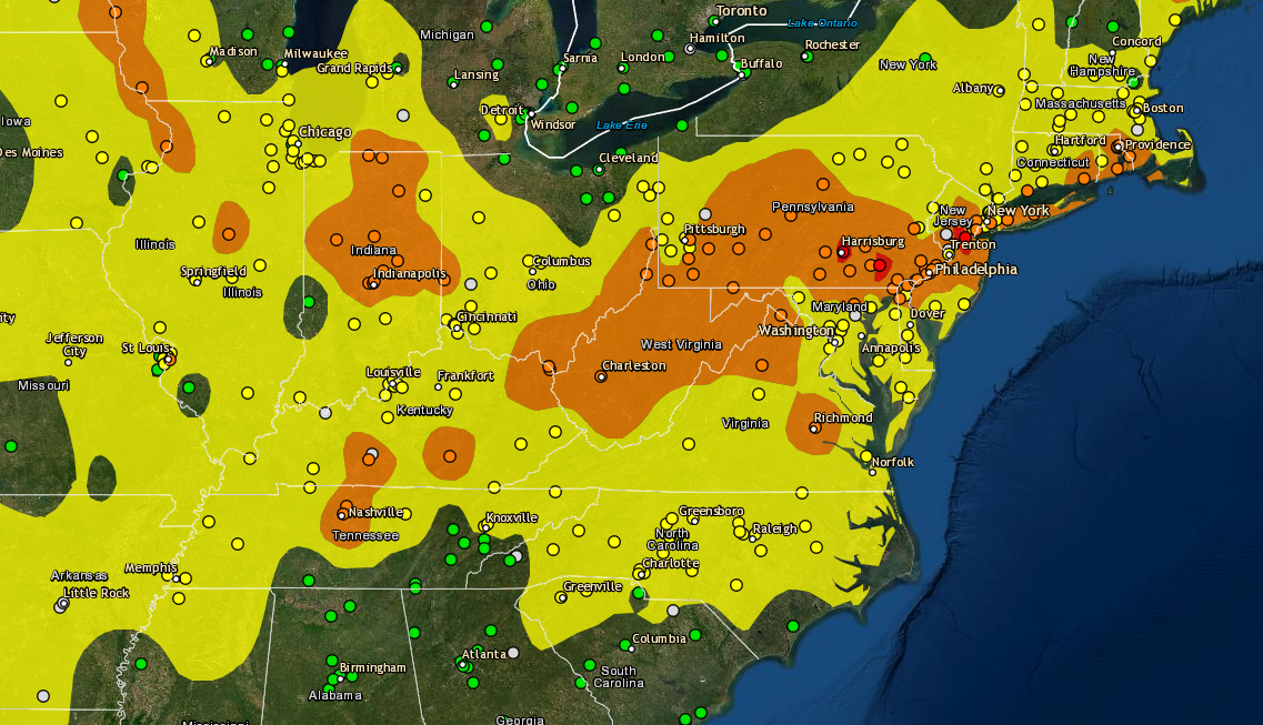 Cleaner air expected in Va. on Thursday after wildfire smoke triggered ...