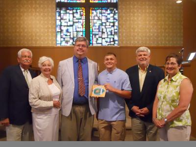 Wampler receives Newton memorial scholarship