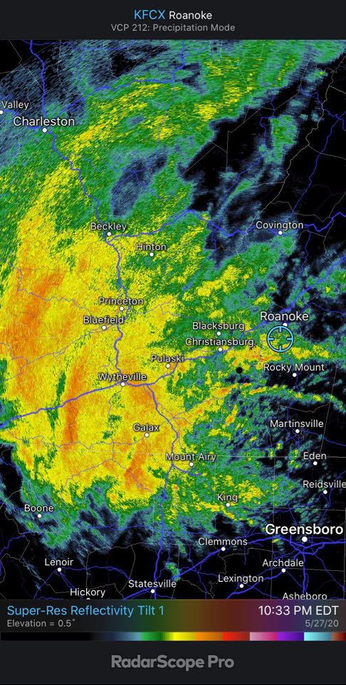 Bertha's heavy rain mostly going west of Roanoke; showers/storms off ...