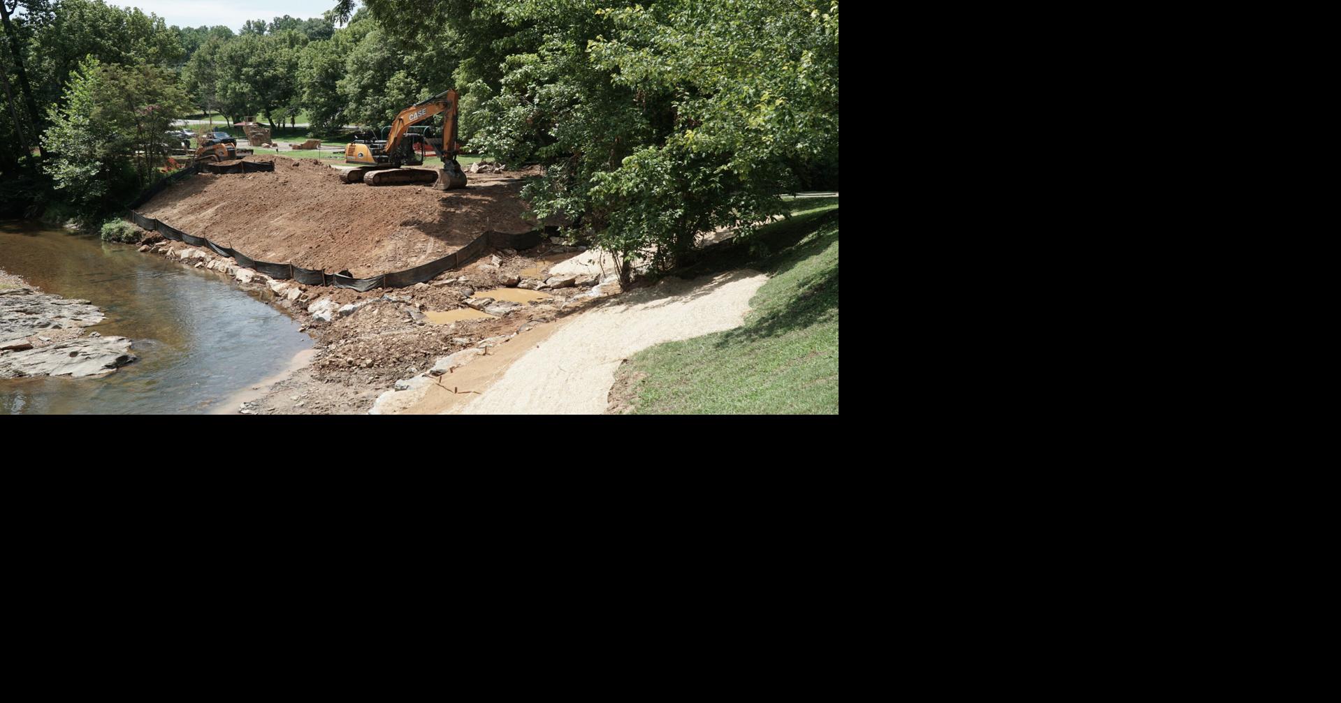 Project stabilizes Pigg River bank at Lynch Park