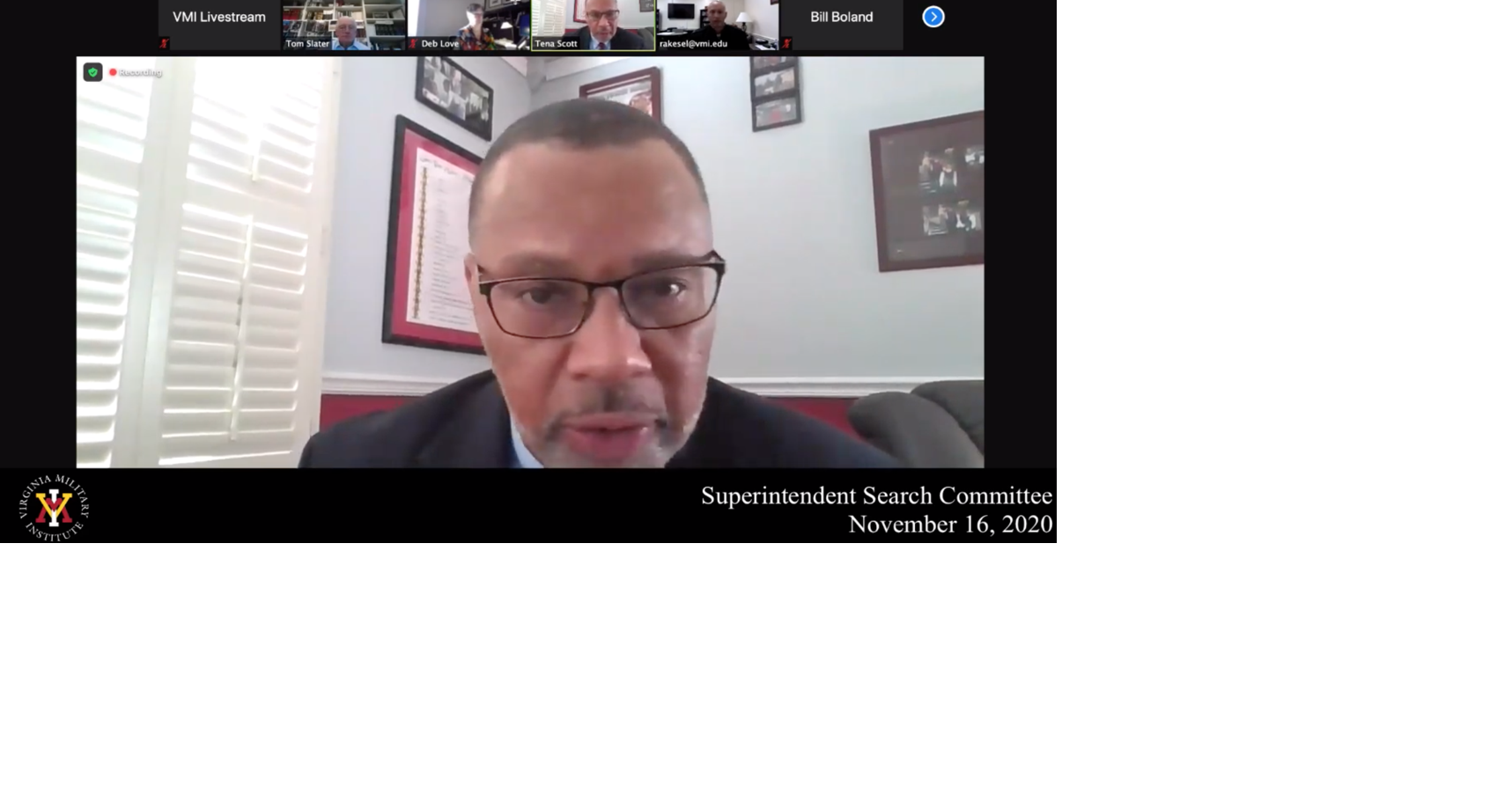 VMI superintendent search committee outlines timeline for selection ...