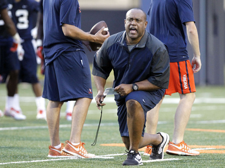 Photos: Mike London as Virginia's football coach