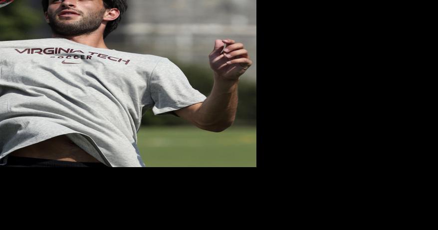 Virginia Tech's Jacob Labovitz has a head for soccer