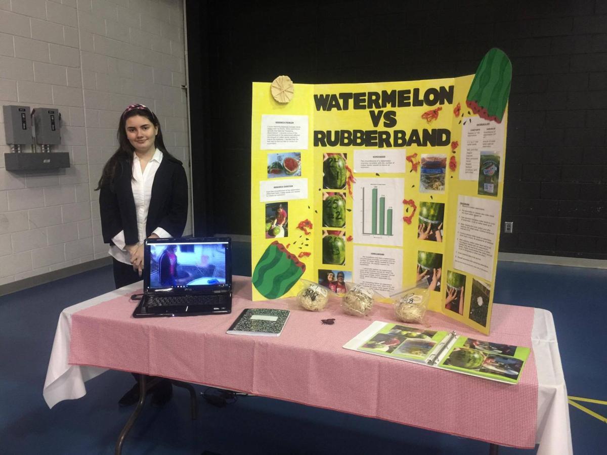 Katie Mitchell wins first place in Classical Conversations' Science Fair