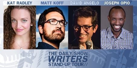 Writers from 'The Daily Show' bring stand-up to Harvester Performance ...