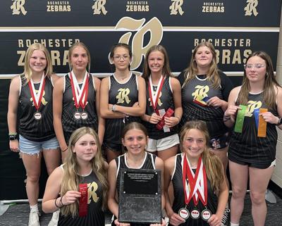 Rochester 8th grade girls track win RRC | Sports | rochsent.com