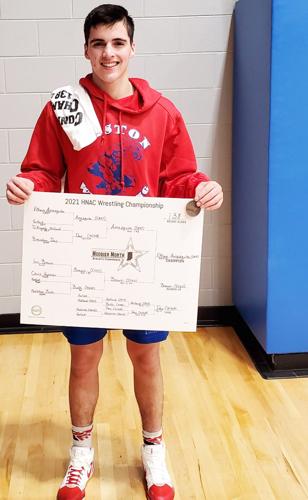Caston High School wrestler wins weight class at conference tournament ...