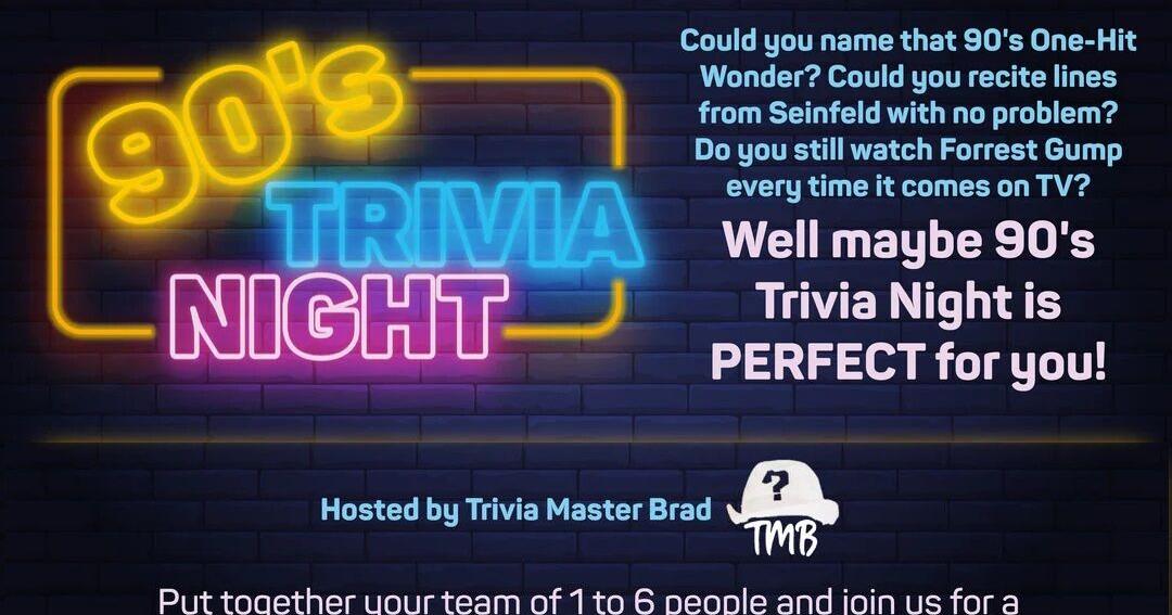 90s Trivia Night | | rock107.com