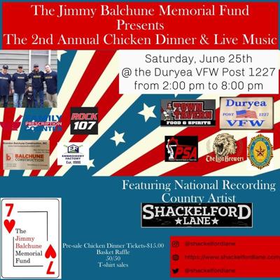 2nd Annual Jimmy Balchune Memorial Fund Chicken Dinner | | rock107.com