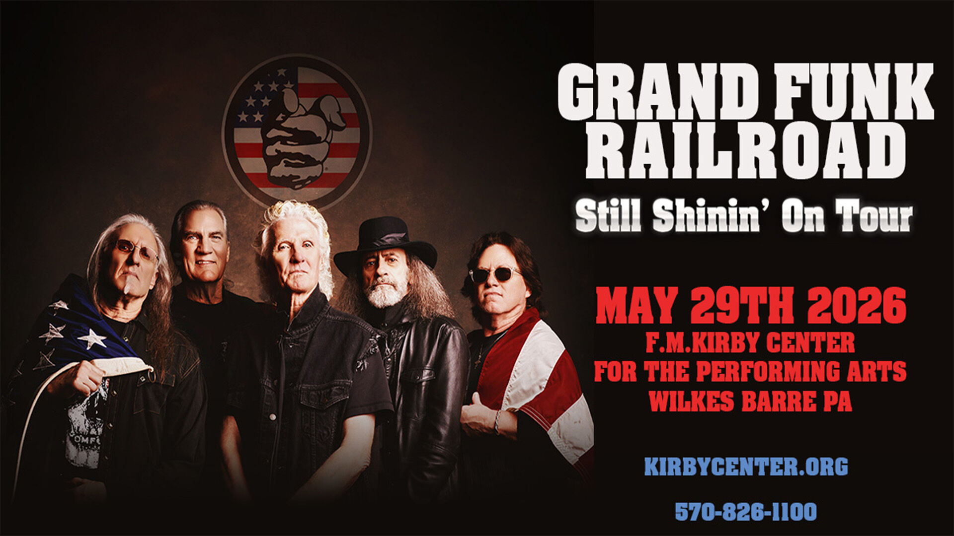 Grand Funk Railroad’s Still Shinin’ On Tour coming to the F.M. Kirby ...