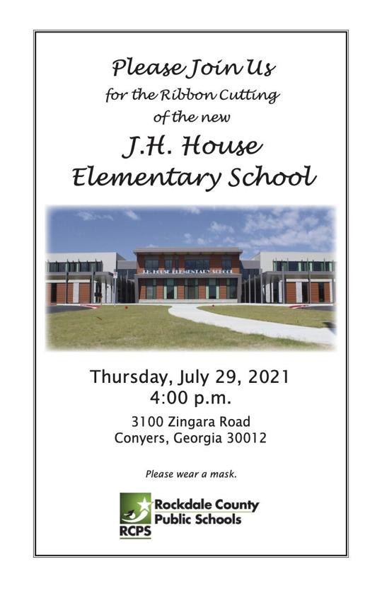 Rockdale Public Schools to host ribbon cutting for new J.H. House ...