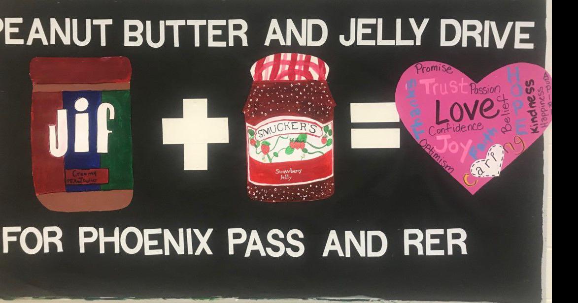 General Ray Davis Middle School collects peanut butter for monthly ...