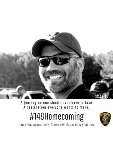 Officer Matt Cooper home in time for Christmas | Newton ...