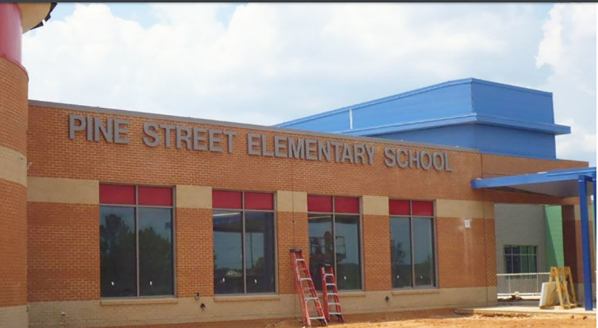Construction of Pine Street Elementary in final stages | Newton ...