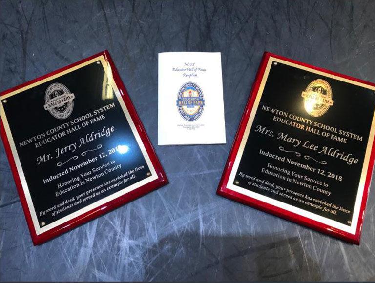 Jerry and Lee Aldridge inducted to Educator Hall of Fame | Newton ...