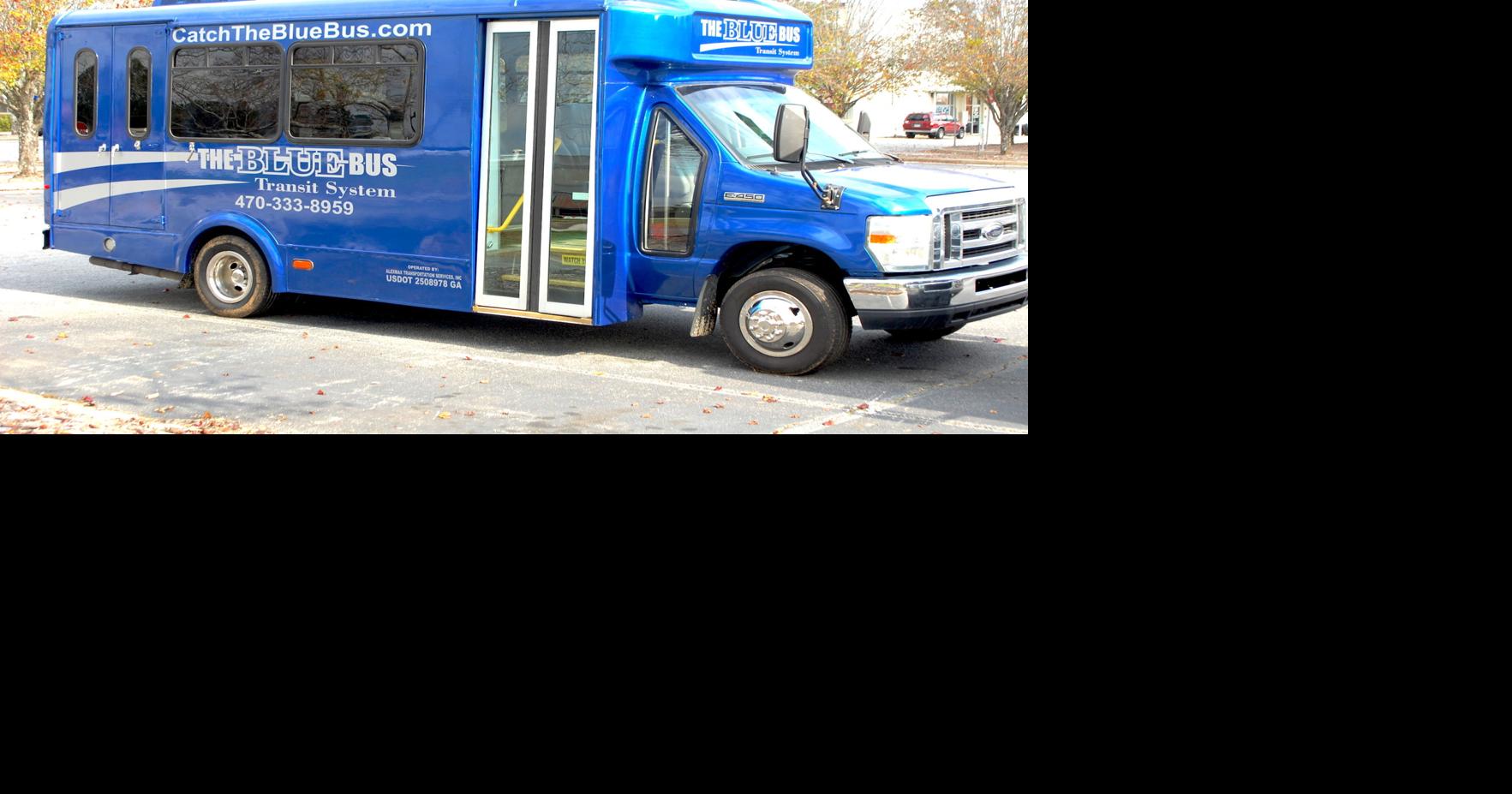Rockdale getting transportation with The Blue Bus | Local News ...