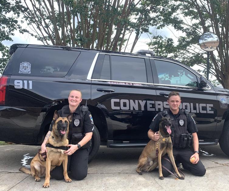 Conyers Police Department welcomes two new K9 officers | News ...