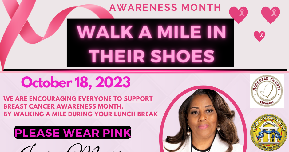 Rockdale Clerk of Courts Janice Morris urges support of breast cancer ...