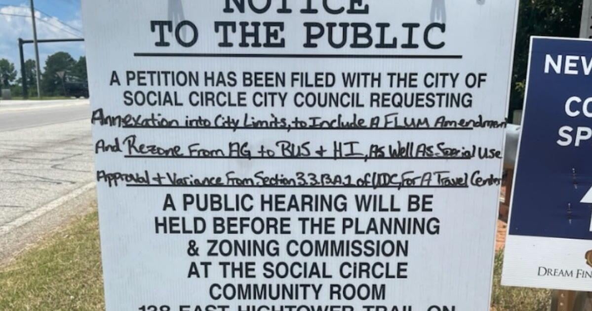 Jones Petroleum seeks Social Circle annexation for truck stop in Newton ...