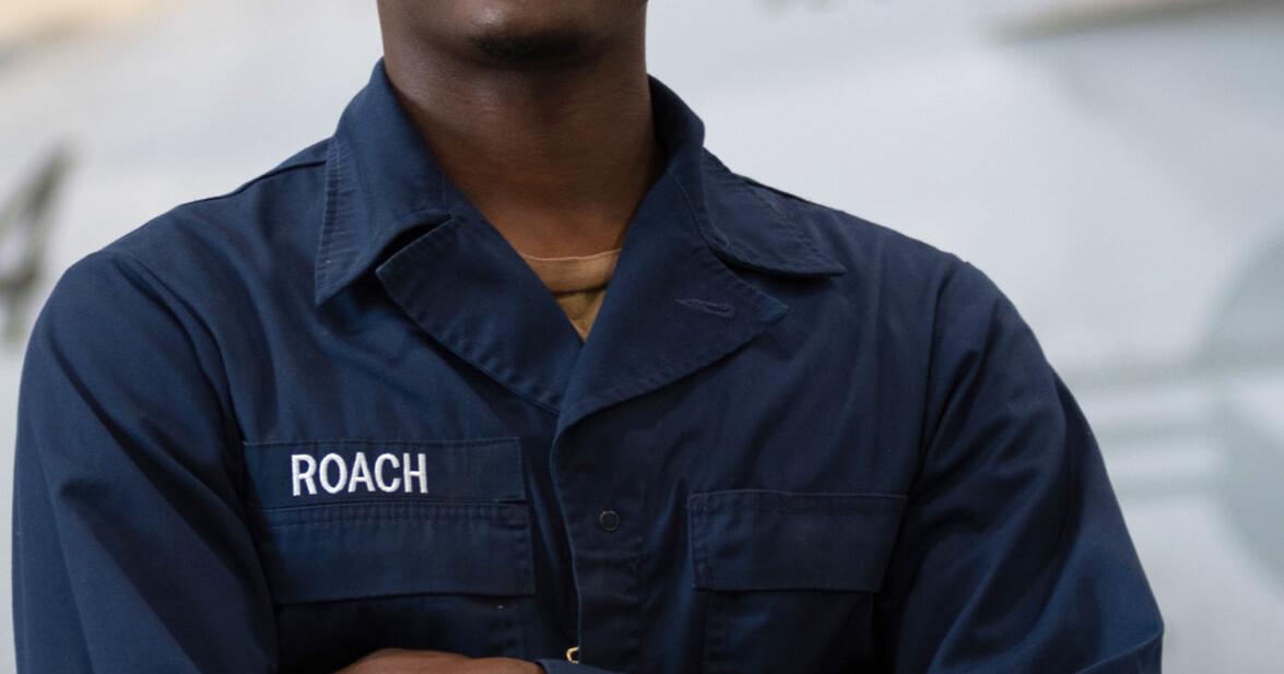 Conyers native Demonta Roach serves with strike fighter squadron from ...