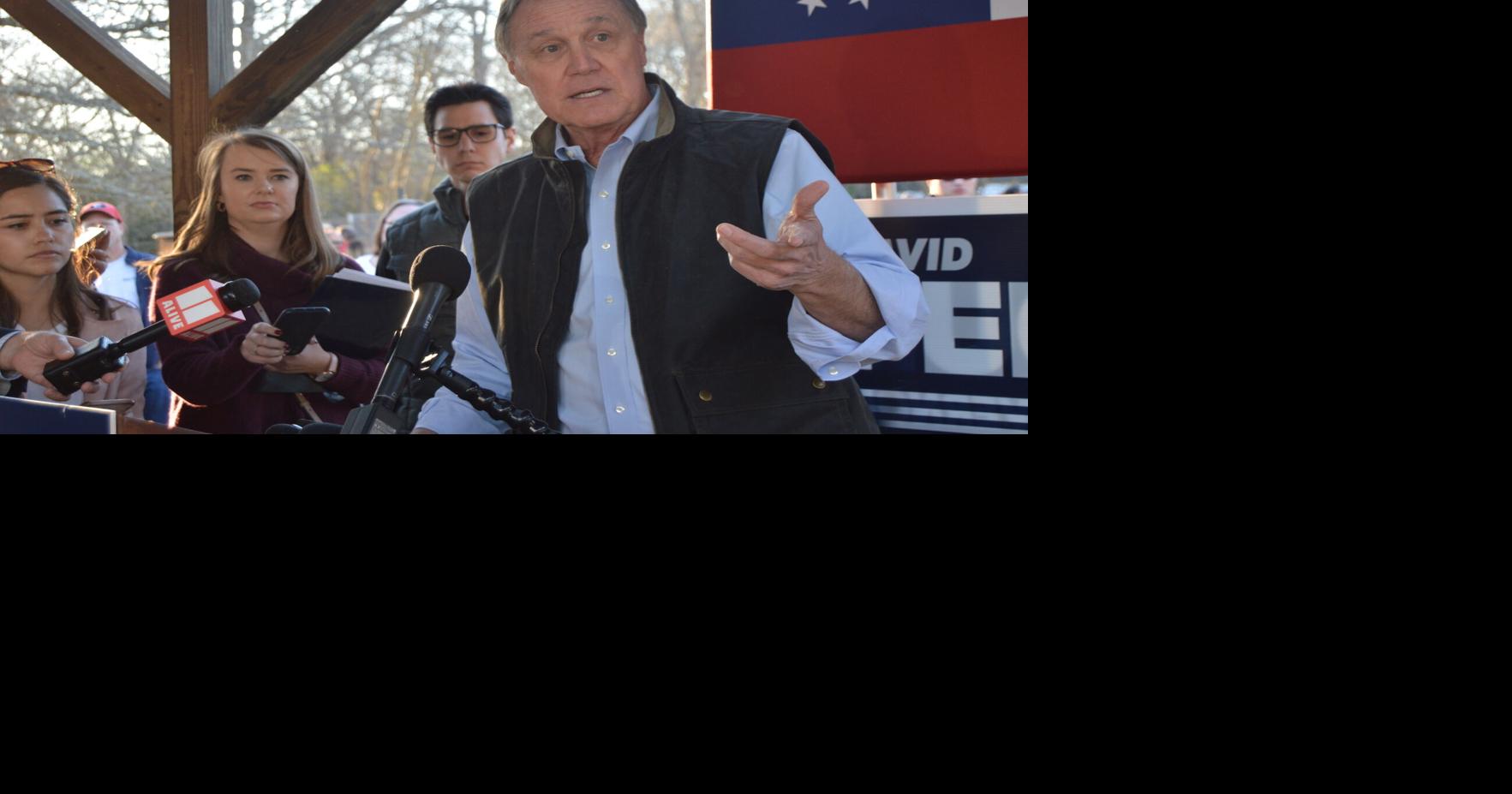 Georgia gubernatorial candidate David Perdue blasts Gov. Kemp at anti ...