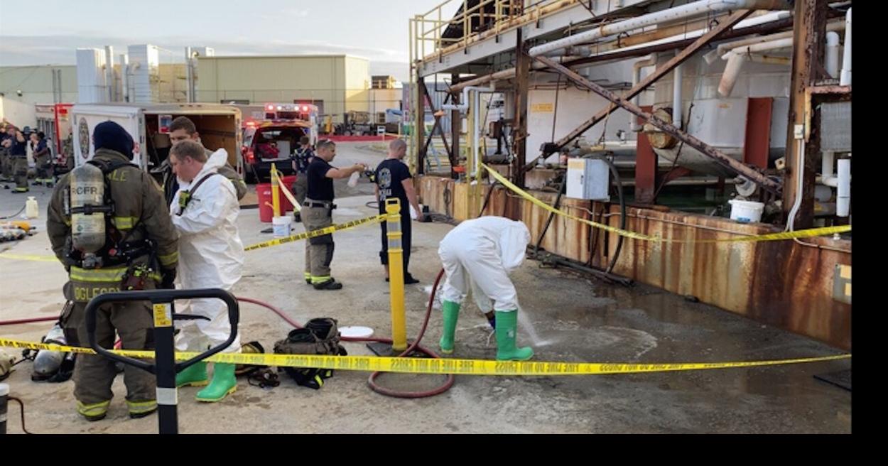 Rockdale firefighters keeping watch at scene of BioLab chemical fire ...