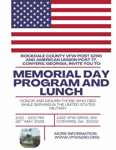 Local American Legion, VFW Host Memorial Day Lunch | News ...