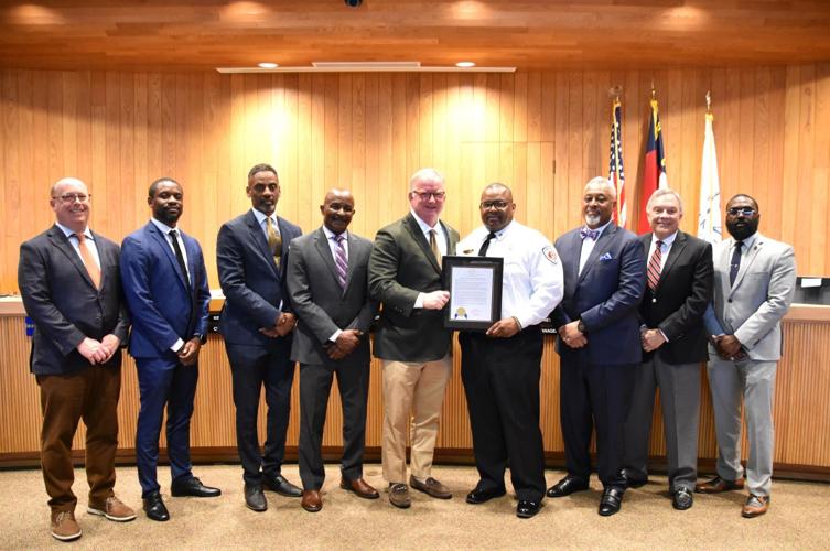 City honors retiring fire chief | Local News | rockymounttelegram.com