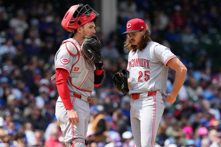 Reds pitcher Rhett Lowder faces hitters in simulated game, and rehab ...