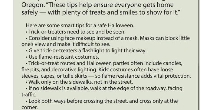 Law enforcement officials issue Halloween safety advice | Local News ...