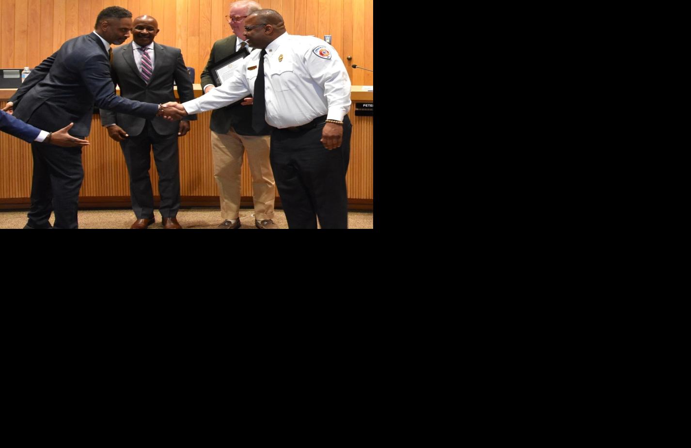 City honors retiring fire chief | Local News | rockymounttelegram.com