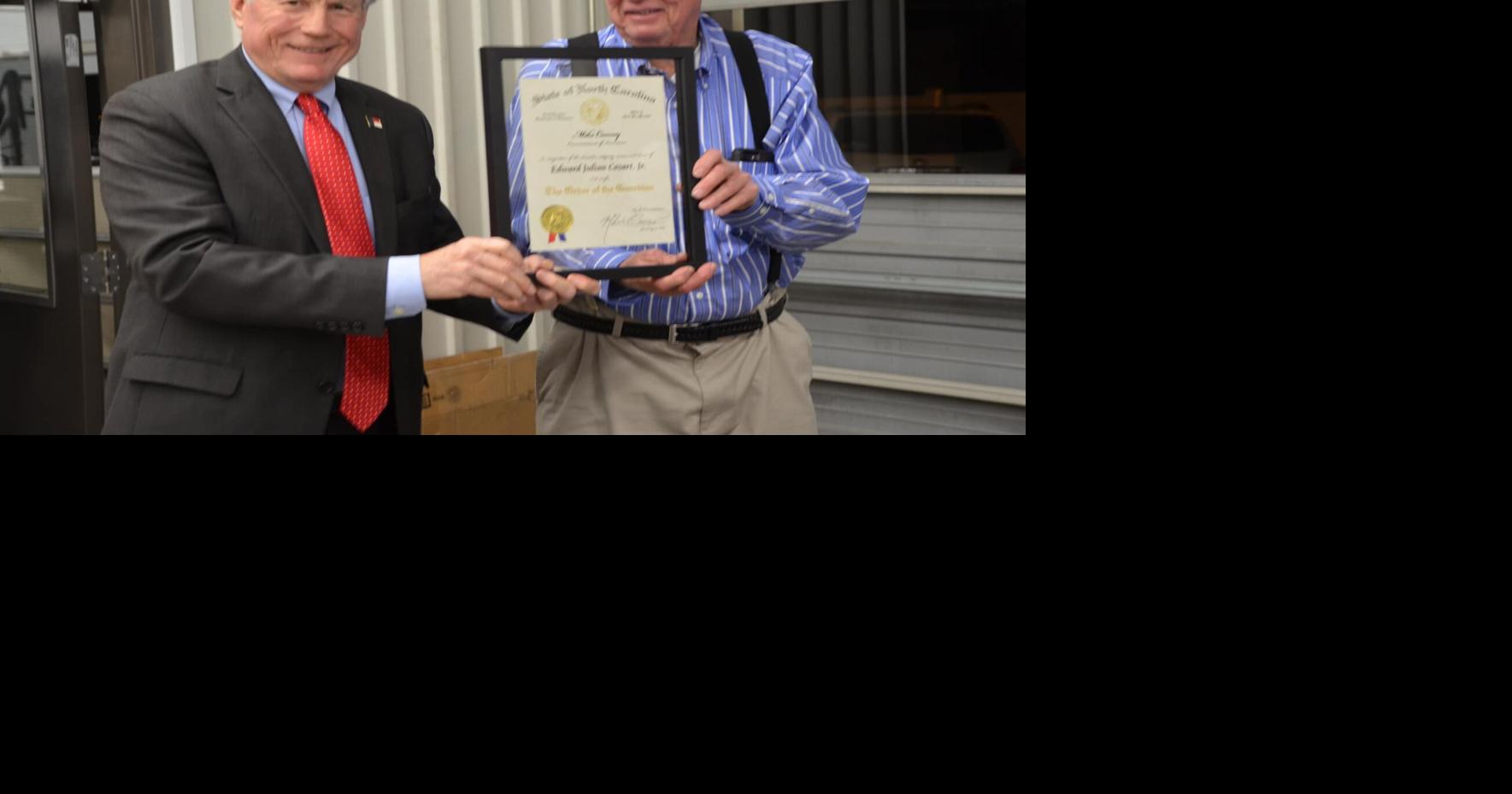 Causey presents Guardian award to Bailey firefighter | Feature Story ...