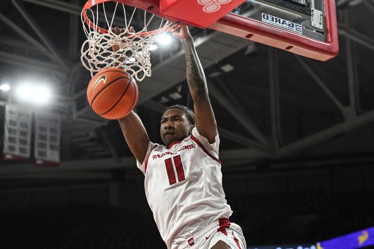 Brazile scores career-best 26 points to lead No. 14 Arkansas to 108-80 ...