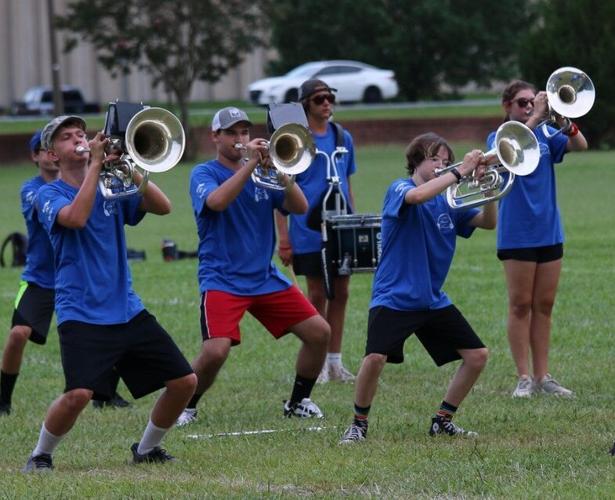 Wesleyan hosts Raleigh’s Athens Drive Marching Band camp | Local News ...