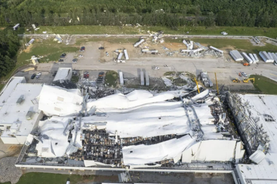 Twister wreaks destruction on Pfizer plant | Local News ...