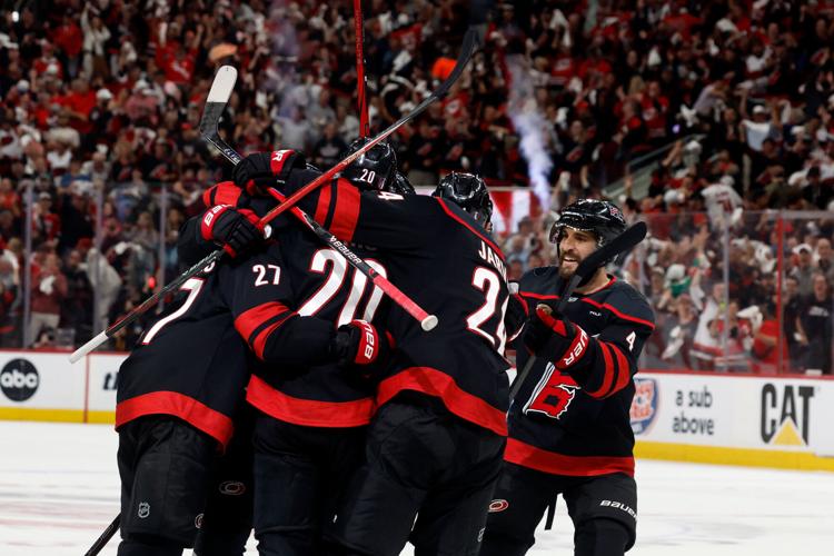 Hurricanes use stifling defense to blank Golden Knights 3-0 in Game 6 ...