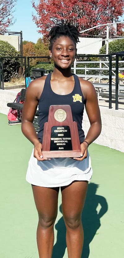 THE PERFECT END: Rocky Mount's Battle makes history as state 3A singles ...