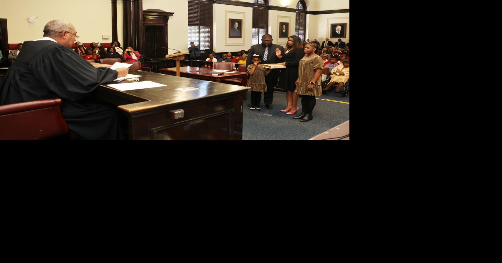 Slaughter sworn in as a district court judge | Local News ...