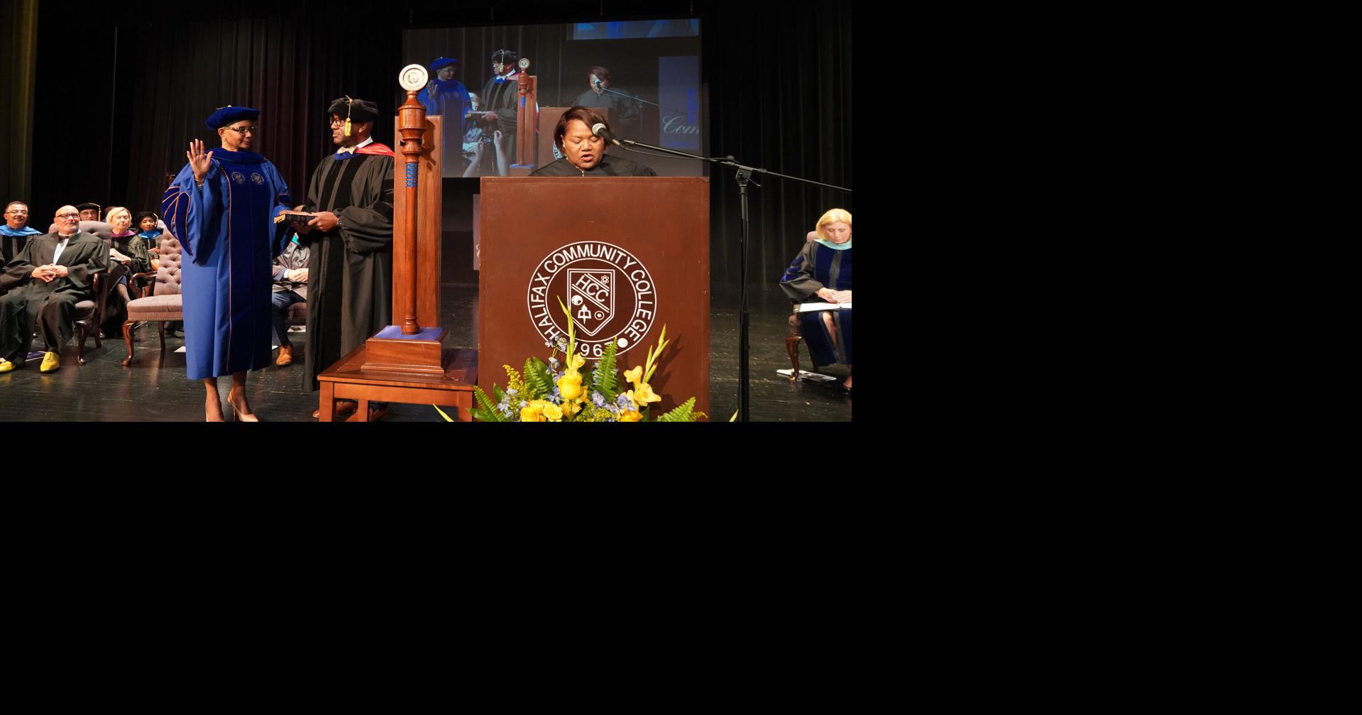 HCC's first female president inauguration: Elliott takes oath | Local ...