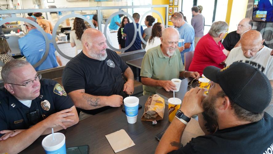 RRPD, patrons have breakfast at Biscuitville | Local | rrdailyherald.com