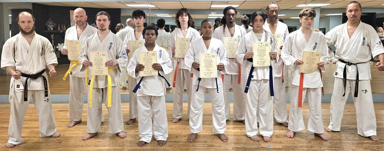 Students in Kyokushin Karate class promoted in rank | Local ...