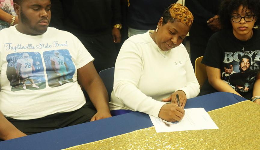 Tayquan Terry signs to play at Fayetteville State University | Local ...