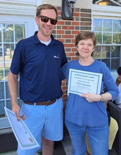 Edwards honored as Volunteer of the Quarter | Valley | rrdailyherald.com