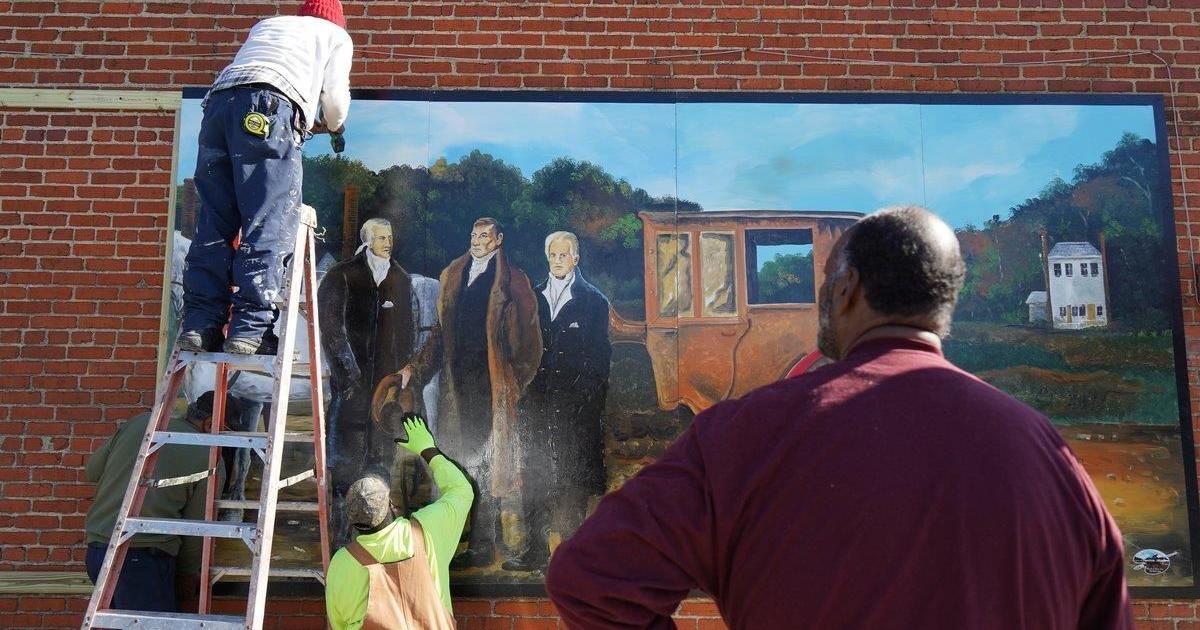 Napoleon graces town with mural of Lafayette | Local News ...