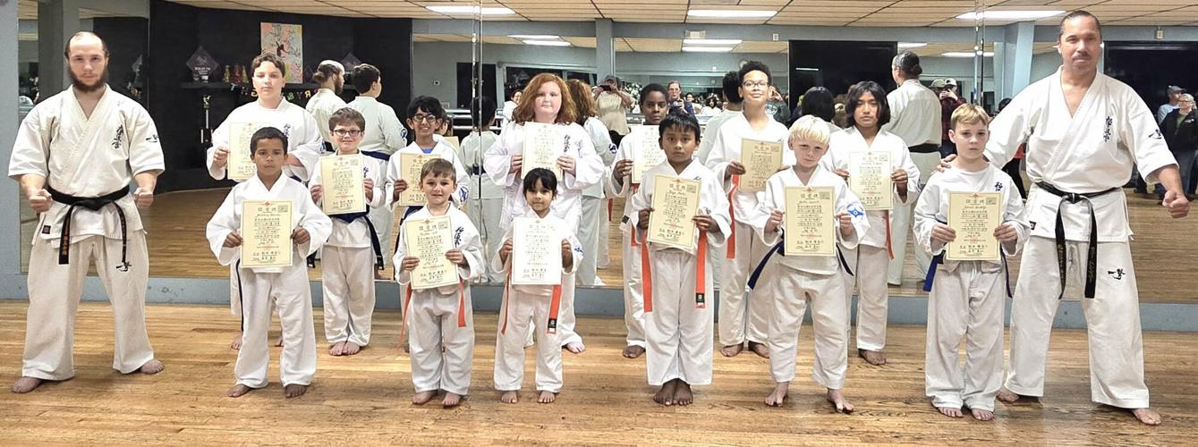 Students in Kyokushin Karate class promoted in rank | Local ...