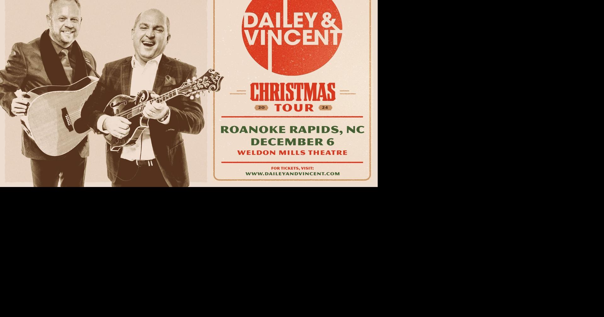 Dailey and Vincent coming to Weldon Mills Theatre Friday: Dailey talks ...