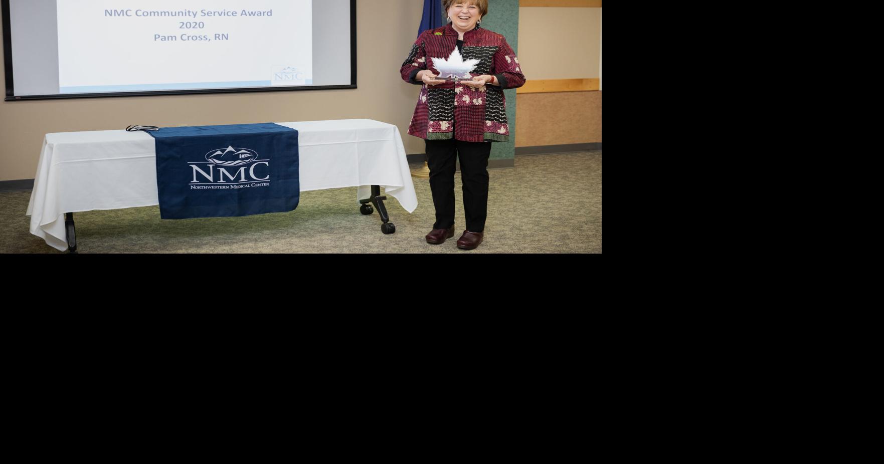 Pam Cross receives Community Service Award for mask making drive ...