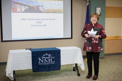 Pam Cross receives Community Service Award for mask making drive ...